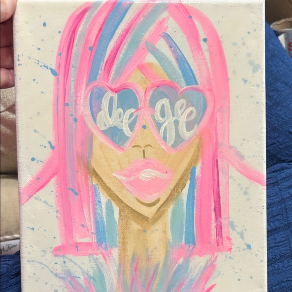 Wall Decor | Delta Gamma Dee Gee Sorority Canvas | Poshmark